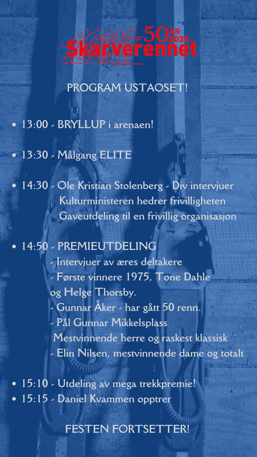 A little happening in the finish area on Saturday, April 20th ...